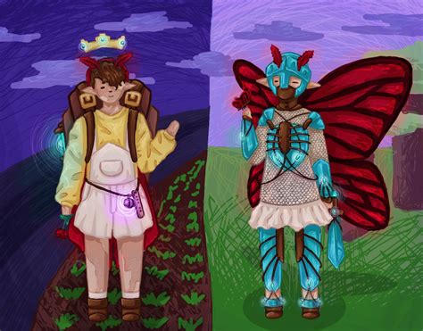 Some Tallulah Fanart Shes Part Moth Instead Of Dragon Thought Thatd