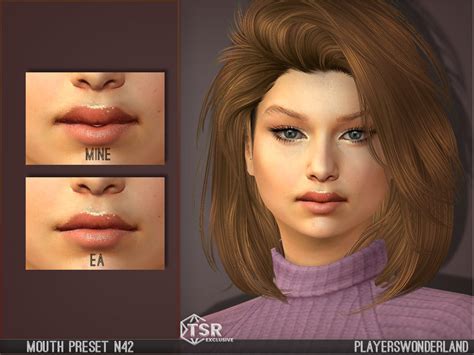 The Sims Resource Mouth Preset N