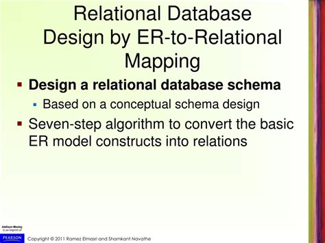 Ppt Chapter 9 Relational Database Design By Er To Relational Mapping Powerpoint Presentation