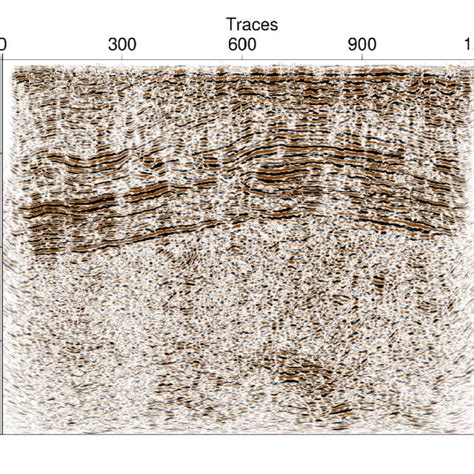 Stacked Seismic Section Without Filter Application Download Scientific Diagram