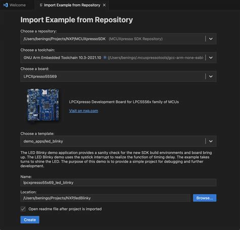 Visual Studio Code A Guide To The MCUXpresso For VS Code Extension