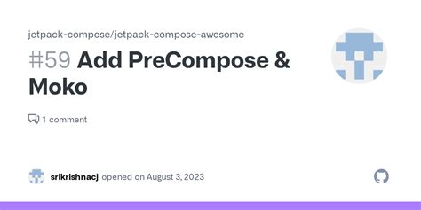 Add Precompose And Moko · Issue 59 · Jetpack Compose Jetpack Compose