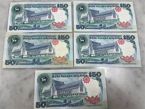 Rm50 Old Malaysia Notes Hobbies And Toys Collectibles And Memorabilia