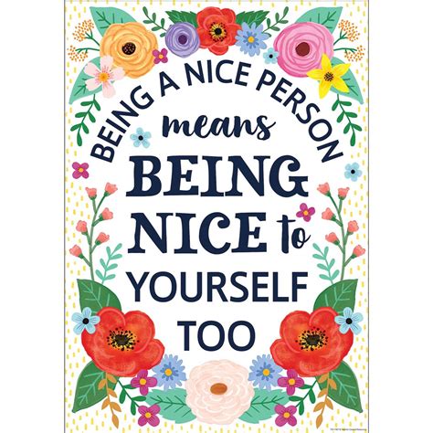 Being A Nice Person Positive Poster Tcr7487 Teacher Created