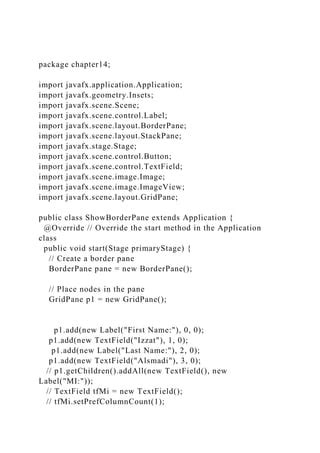 Package Chapter Import Javafx Application Application Impo Docx