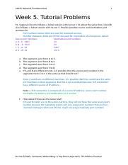 Week5 TutorialProblem 3 Docx 41092 Network Fundamentals 1 Week 5