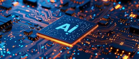 Premium Photo Ai Chip On A Motherboard Artificial Intelligence