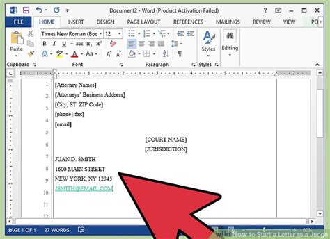 How To Start A Letter To A Judge 12 Steps With Pictures