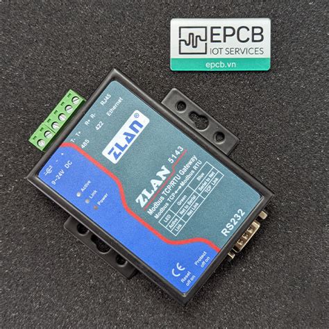 Bộ chuyển đổi RS485 Modbus RTU sang TCP IP Ethernet ZLAN5143