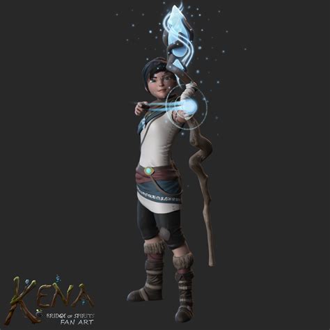 Kena From Kena Bridge Of Spirits Fan Art Zbrushcentral