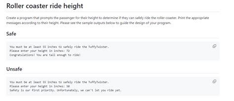 Solved Create A Program That Prompts The Passenger For Their Chegg