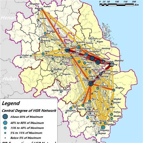Connection Evolution Of Hsr Network In Yrd City Region In 2015 And 2017