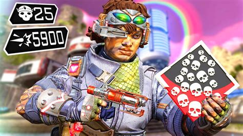 Vantage 25 Kills And 5900 Damage Apex Legends Gameplay Youtube