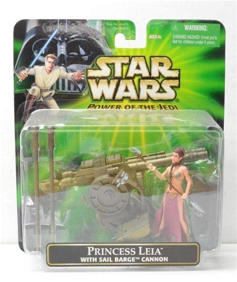 Leia Jabba Slave Sail Barge Cannon Action Figure Star Wars Nip Hasbro