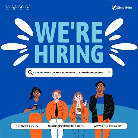 Simplihire™ On Linkedin Seoexecutive Hiring Ahmedabadjobs Gujarat Seojobs Digitalmarketing