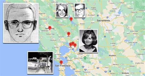 Zodiac Killer Locations Take Your Own Tour Zodiac Killer Killer