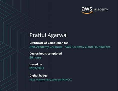 prafful agarwal on linkedin aws cloudfoundations