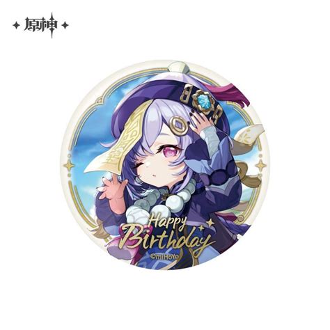 Qiqi Destined Day Series Theme Badge 2023 6cm Genshin Impact Kyou