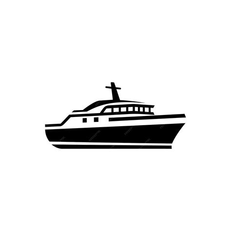 Premium Vector Passenger Ferry Icon On White Background Simple Vector
