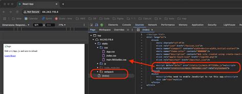 Css Not Loading With Docker Nginx And React App Stack Overflow