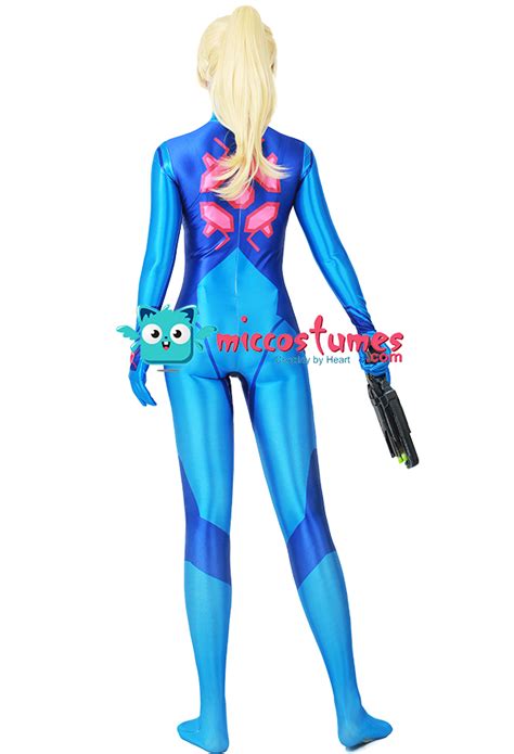 Metroid Samus Aran Zero Suit Cosplay Costume