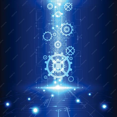 Premium Vector Vector Abstract Engineering Future Technology Electric Telecom Background