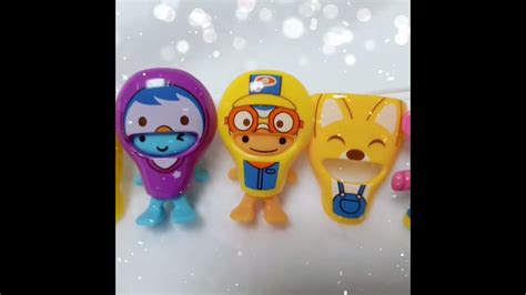 [먹자매] 킨더조이 장난감 뽀롱뽀롱뽀로로와친구들 랜덤 로디 에디 뽀로로 패티 해리 Youtube