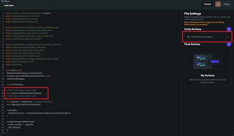 Firebase In App Messaging Flutterflow