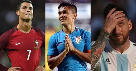 Sunil Chhetri Has A Better International Scoring Rate Than Lionel Messi