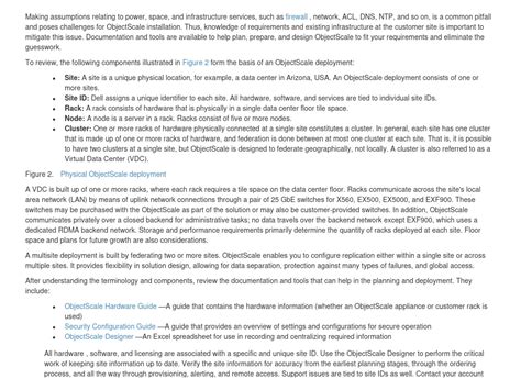Planning Documentation And Tools Dell Objectscale Best Practices Dell Technologies Info Hub