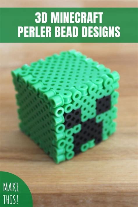 3d Minecraft Perler Bead Patterns Homemade Heather