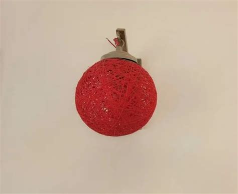 Cotton Dhaga Ball Wall Lamp At ₹ 350piece Wall Mount Lamp In Pune