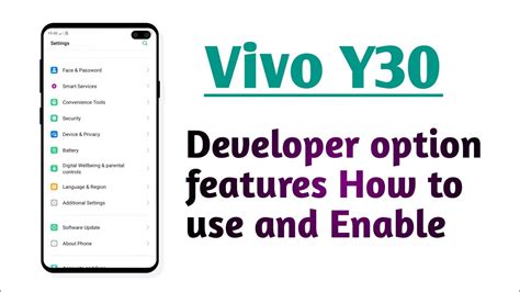 Vivo Y30 How To Use And Enable Developer Option Setting Hidden