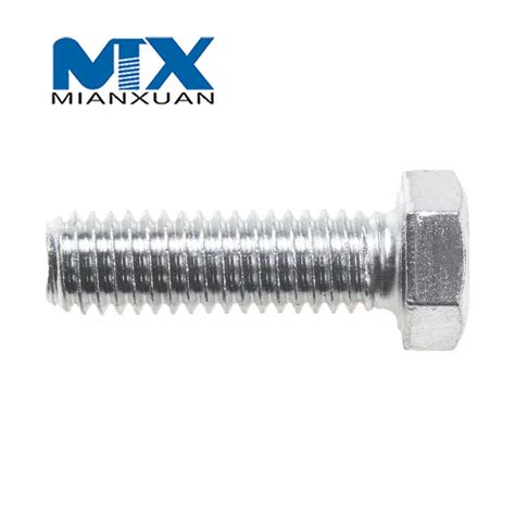 Fastener Stainless Steel DIN Hexagon Head Bolt Cap Screw Nuts And Hex Bolts