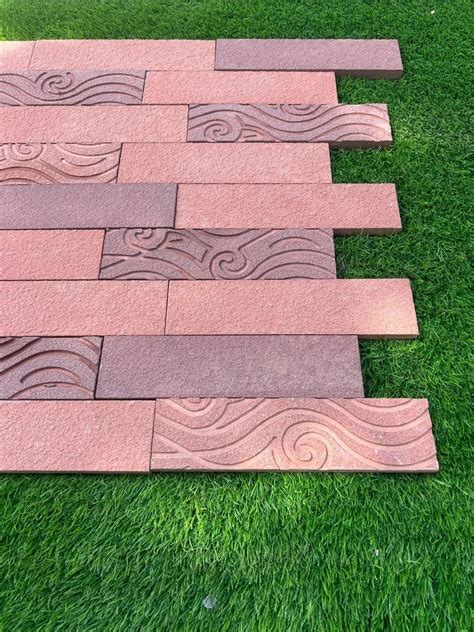 Red And Chocolate Natural Stone Cladding Brick At ₹ 250sq Ft Stone
