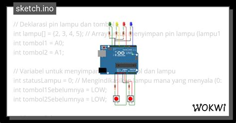 Deklarasi Pin Dan Tombol Wokwi Esp32 Stm32 Arduino Simulator