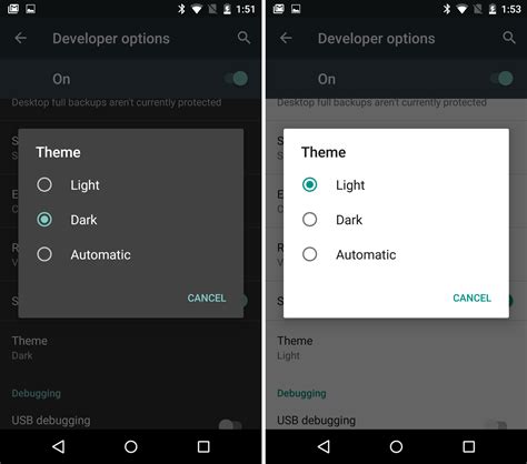 Android M Has A Dark Theme Option Ars Technica