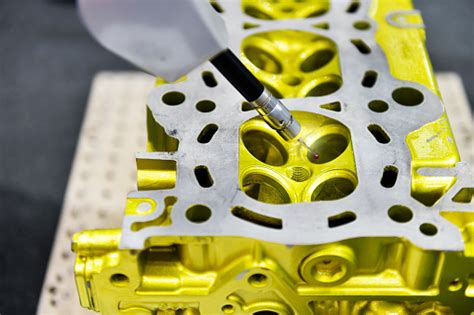 작업 중 검사 고정밀 엔진 블록을위한 자동 좌표 측정 기계 0명에 대한 스톡 사진 및 기타 이미지 0명 감지기 건축자재 Istock