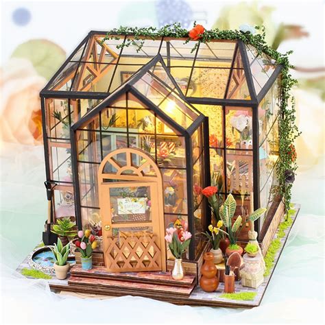 新品現貨diy小屋 珍妮花房 手工製作微縮房子 手作屋 diy娃娃屋 木質拼裝玩具 拼裝模型 成人高難度拼裝模型 蝦皮購物