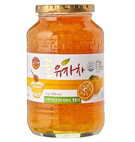 Koryo Honey Citron Tea 1kg 꽃샘 고려 유자차 Koryo Mart K Market Singapore
