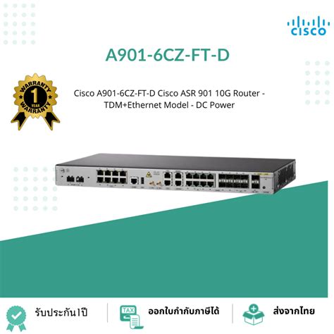 A901 6CZ FT D Cisco ASR901 Series Aggregation Services Router Chassis Ethernet And TDM