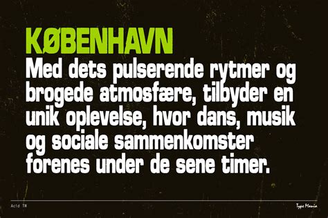 Acid Tm Font Youworkforthem