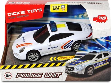 Dickie Toys Porsche Sos Belgische Politiewagen 15 Cm Licht And Geluid