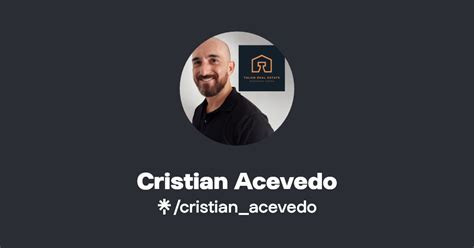 Cristian Acevedo Instagram Facebook Linktree