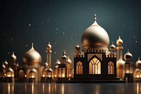 Premium Photo Premium Golden Eid Al Adha Festival Background