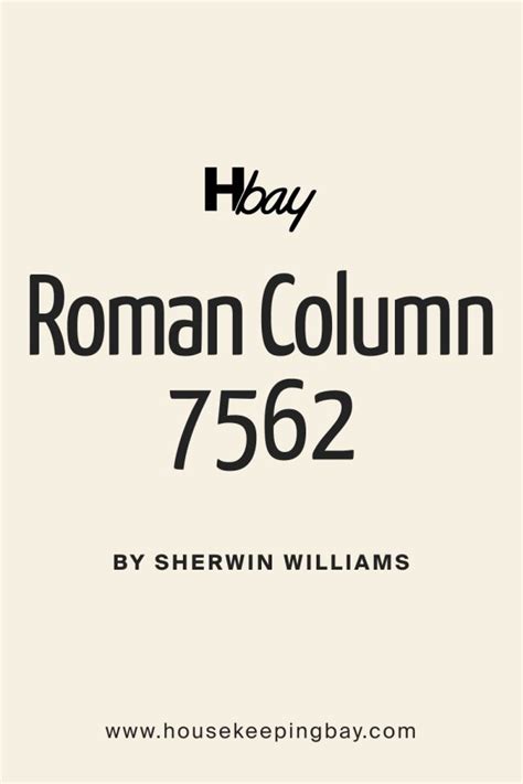 Roman Column Sw 7562 By Sherwin Williams Housekeepingbay