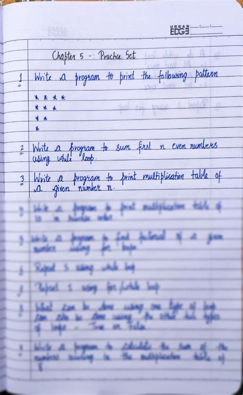 SOLUTION Chapter 5 Practice Set Studypool