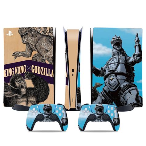 Godzilla Vs Kong Decal Skin For Ps5 Digital Console And 2 Controllers