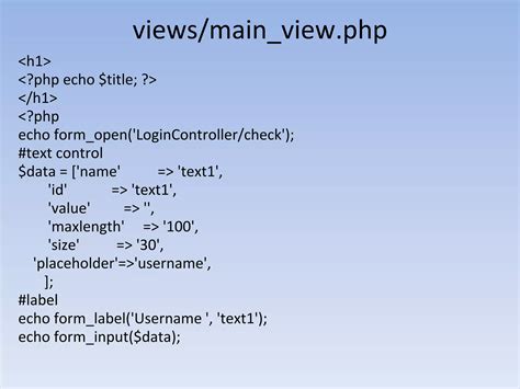 24 Codeigniter Simple Login With Sessions Pptx