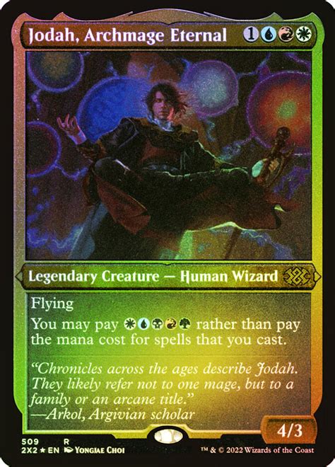 Jodah Archmage Eternal Foil Etched Double Masters 2022 Alternate